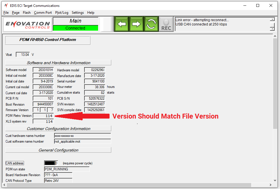 Updating Gen Ii Pdm Software Using Pdm Display Software Edis Enovation Controls Help Center